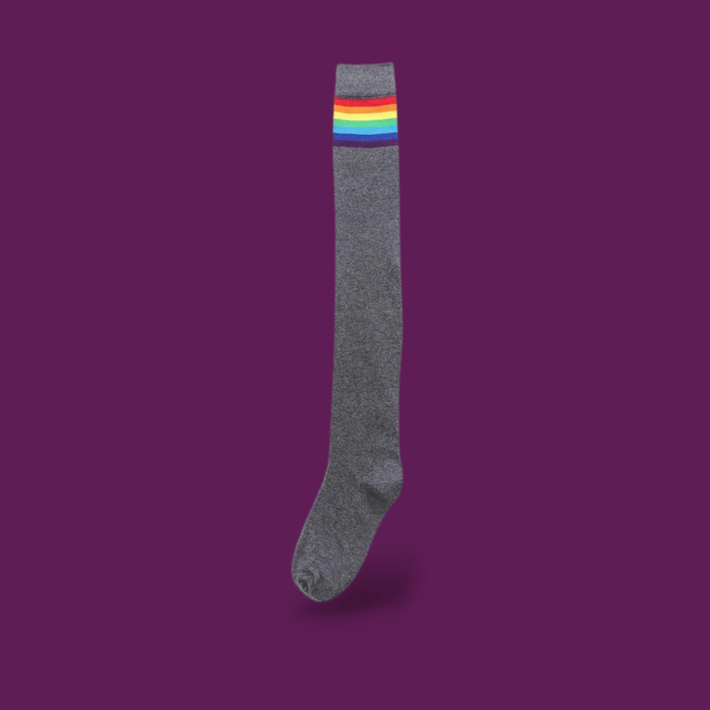 Femboy Rainbow Socks | Feminizing World